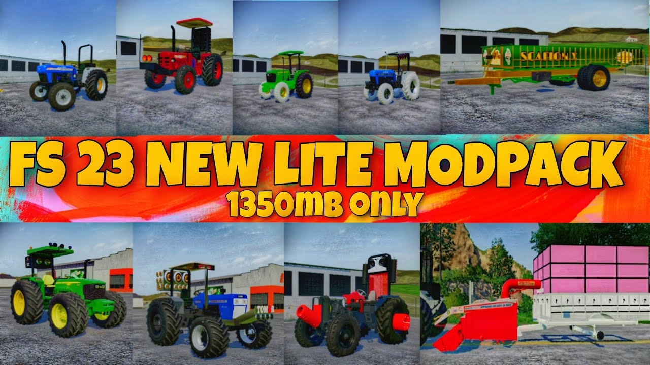 Fs 23 indian tractor mod || farming simulator 23 download || fs23 ...