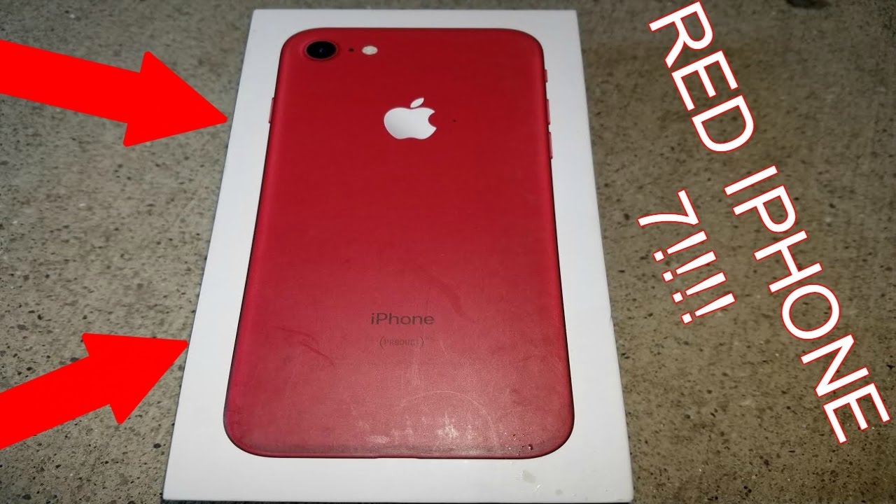 RED IPHONE 7 BOX! Apple Store Dumpster Dive Night! - YouTube