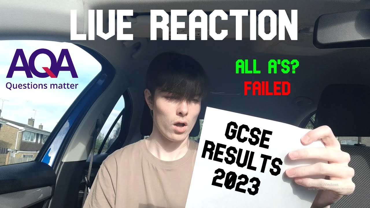 OPENING MY GCSE RESULTS 2023 *LIVE REACTION* - YouTube