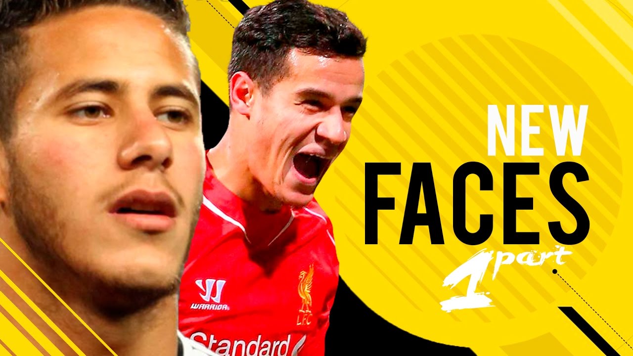 NEW FIFA 17 FACES!!! PART 1!!! - YouTube