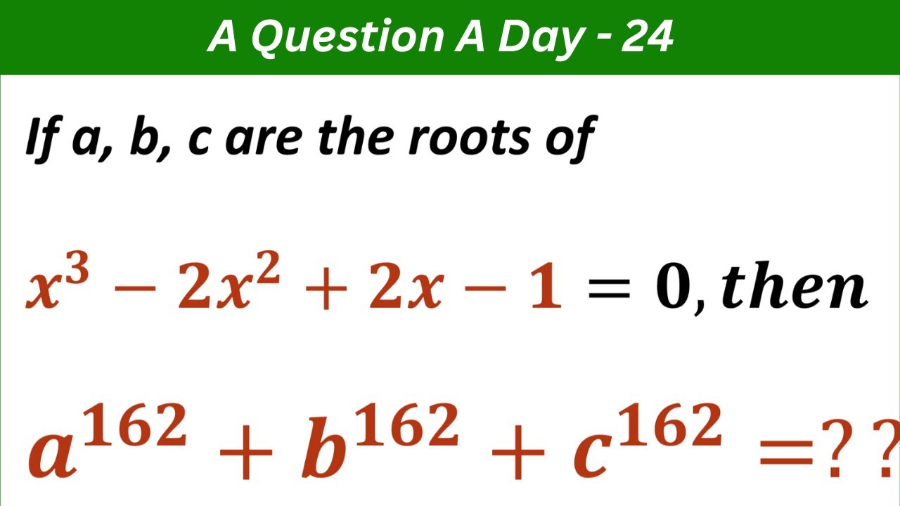 A Question A Day -24 | Complex Numbers | Jee Main | Jee Advanced | NDA ...
