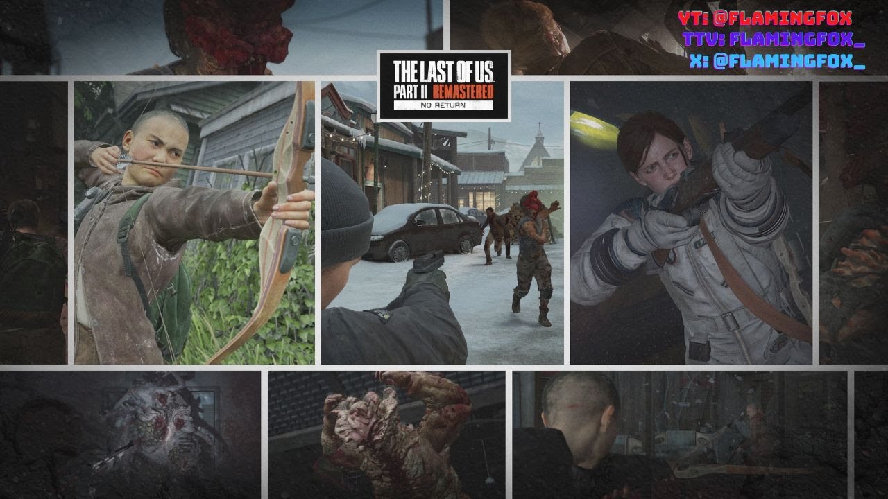 TLOU Part II: Remastered | No Return Mode - Part 1 (Bloater Boss) [Hard ...