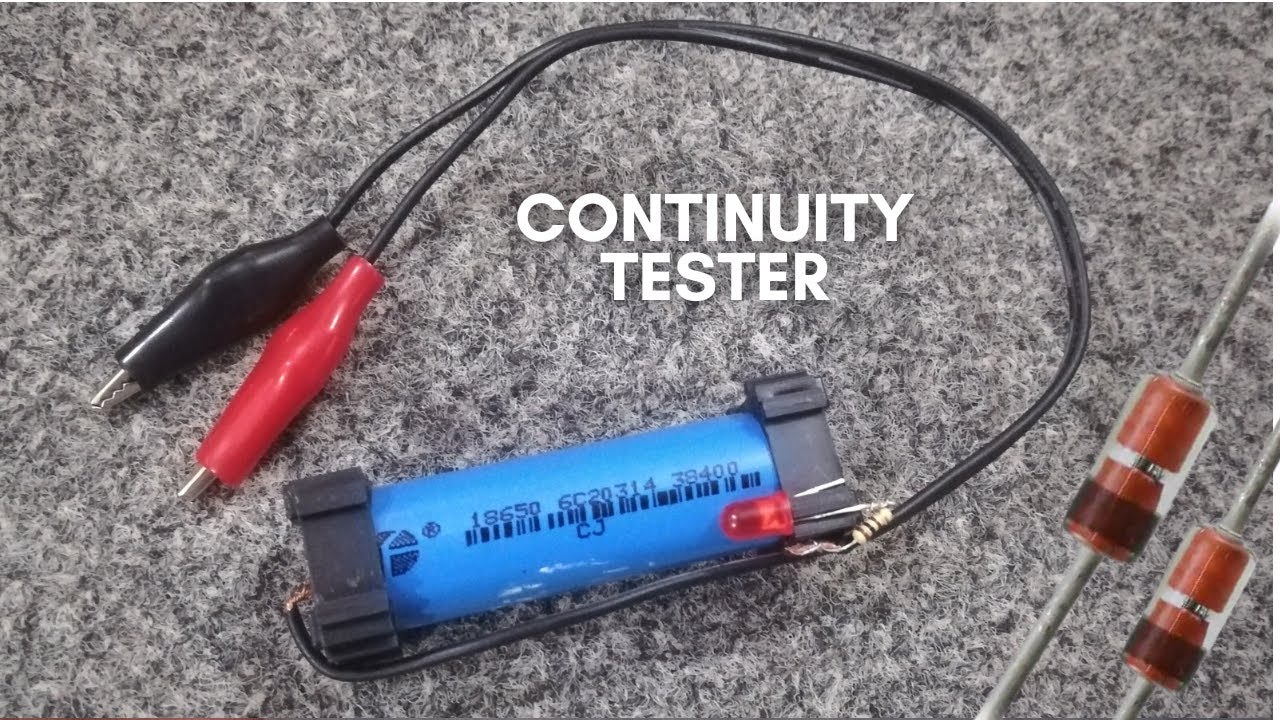 How To Make A Continuity Tester - YouTube