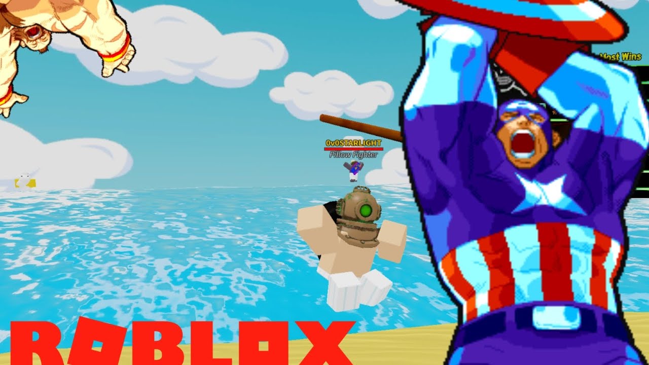 Roblox Pillow Fight Simulator with Marvel vs Capcom SFX - YouTube