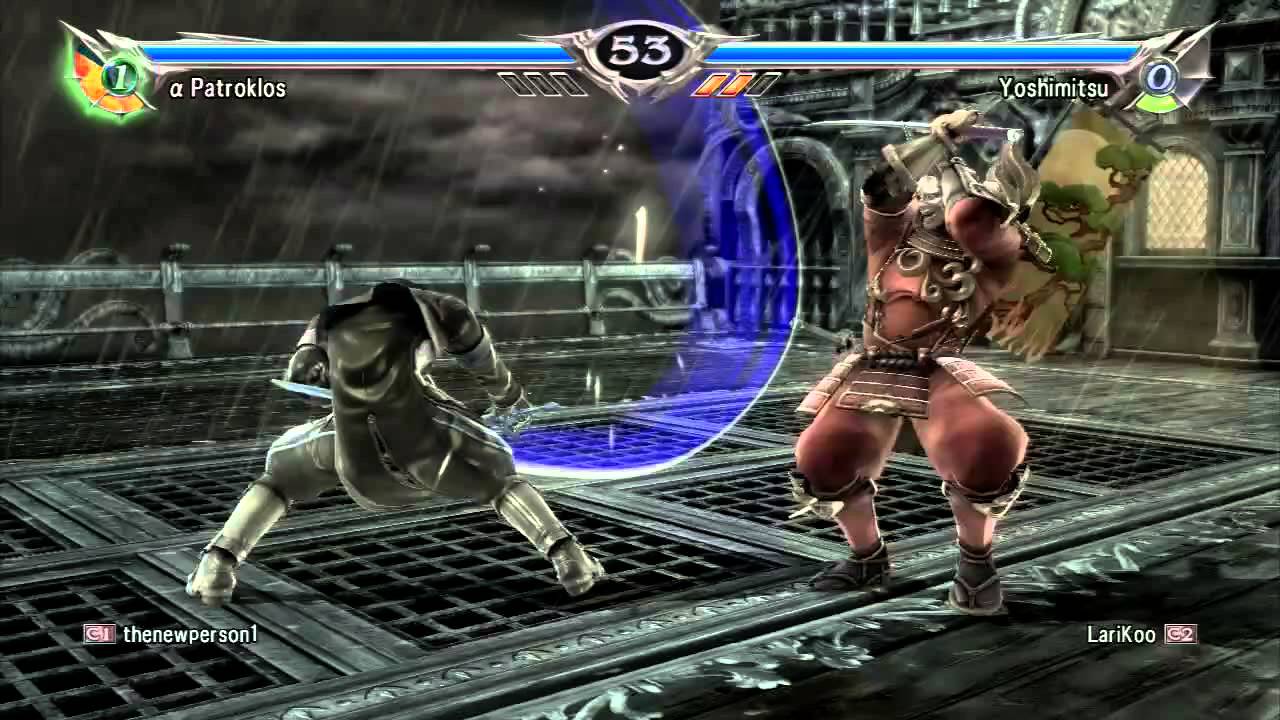 Alpha Patroklos vs Yoshimitsu (LariKoo) [Soul Calibur V Ranked] - YouTube