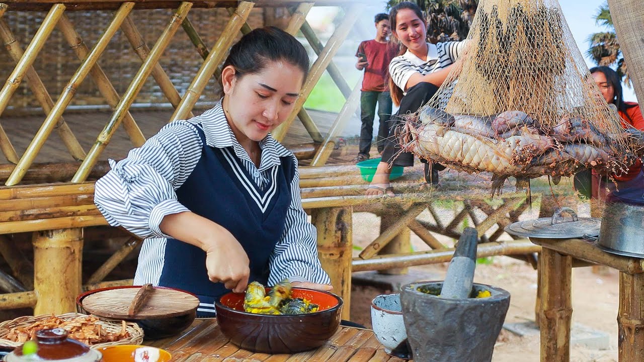 How to eat cat fish in many way | Cooking fish for lunch time | Sros ...