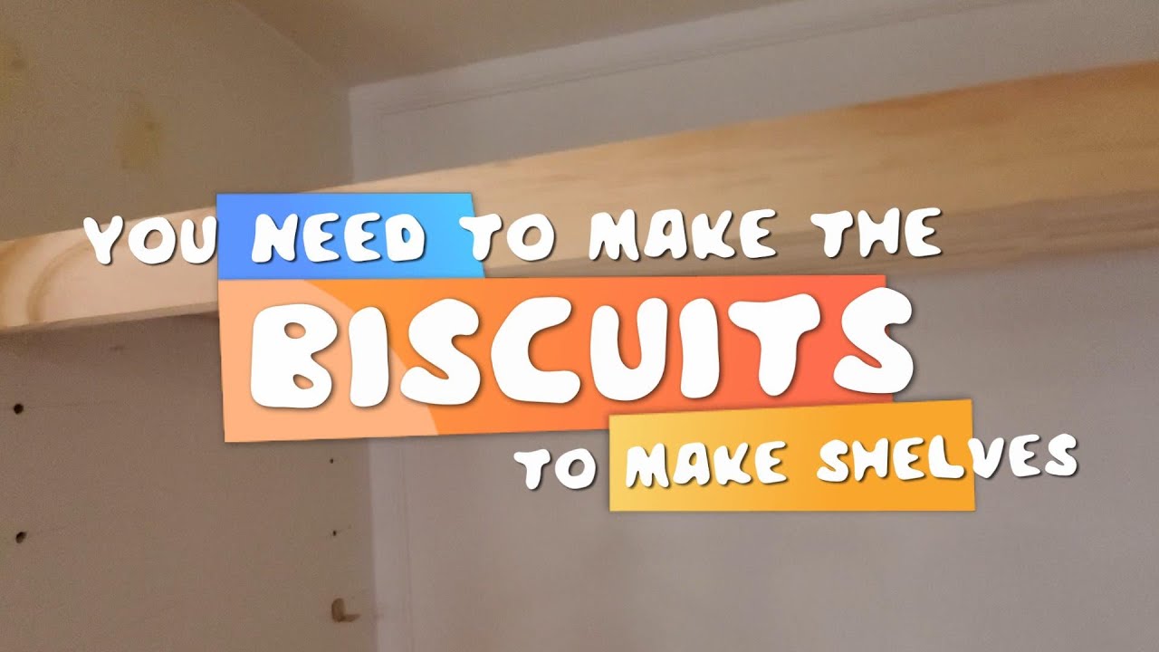 Melissa's New Pantry: You need Biscuits to Make a Shelf??? - YouTube