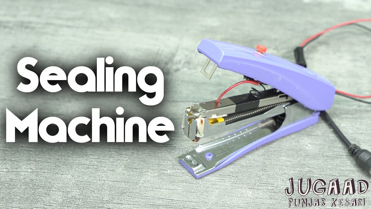 How to Make Sealing Machine With Stapler - YouTube