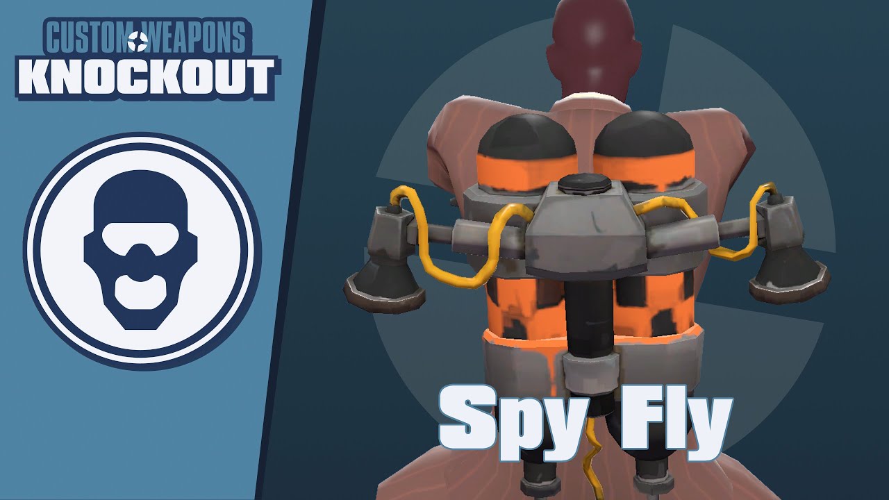 TF2C: Custom Weapons: Knockout Demonstration - Spy Fly - YouTube