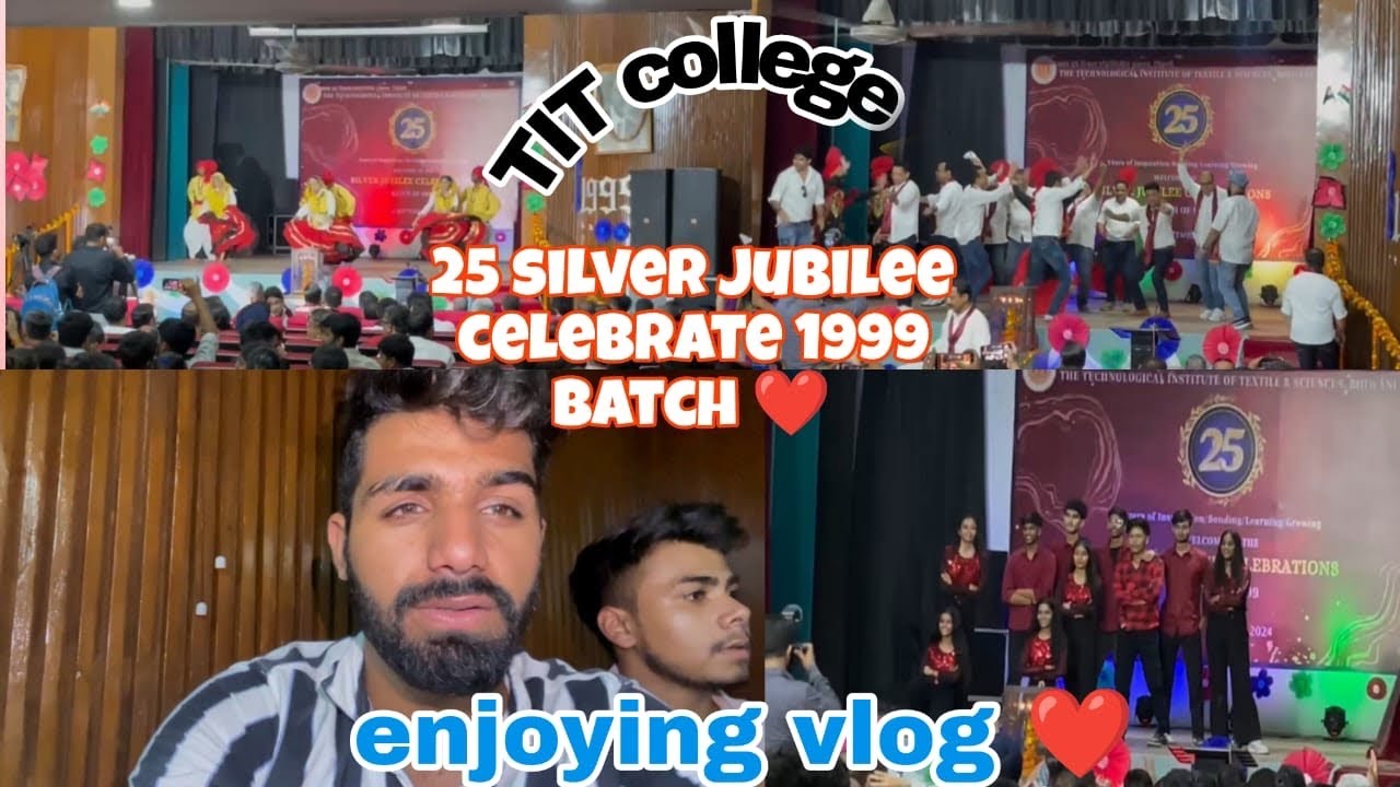 25 Silver jubliee batch 1999 batch in college 🔥 ️ || Entertainment vlog ...
