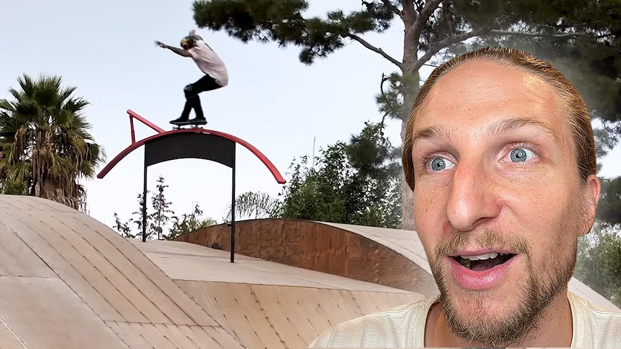 Insane Mega Ramp Action with Elliot Sloan! - YouTube