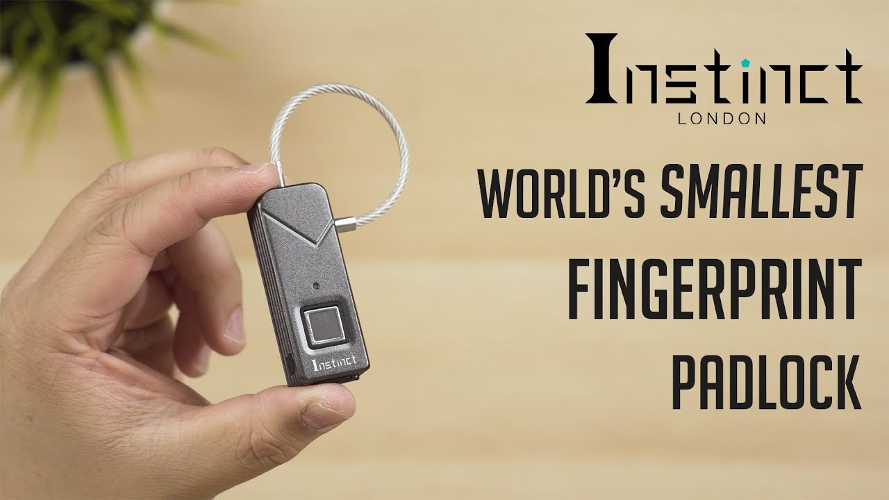 World’s Smallest Waterproof Fingerprint Padlock | Overview - YouTube