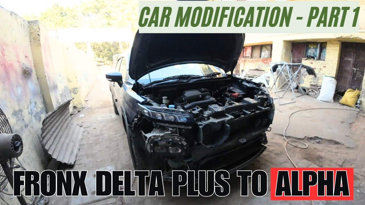 Fronx Delta plus modified to Top model | Car modifications Maruti ...