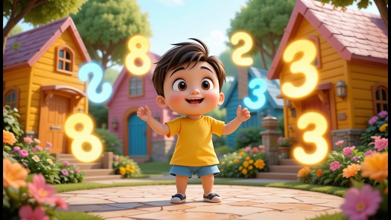 One, Two, Let’s Count to Ten Rhyme Song | Popular Nursery Rhyme ...