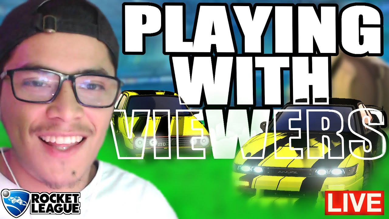 🟡 LIVE - PLAYING ROCKET LEAGUE WITH VIEWERS - RANK - !COMMANDS !TTS ...