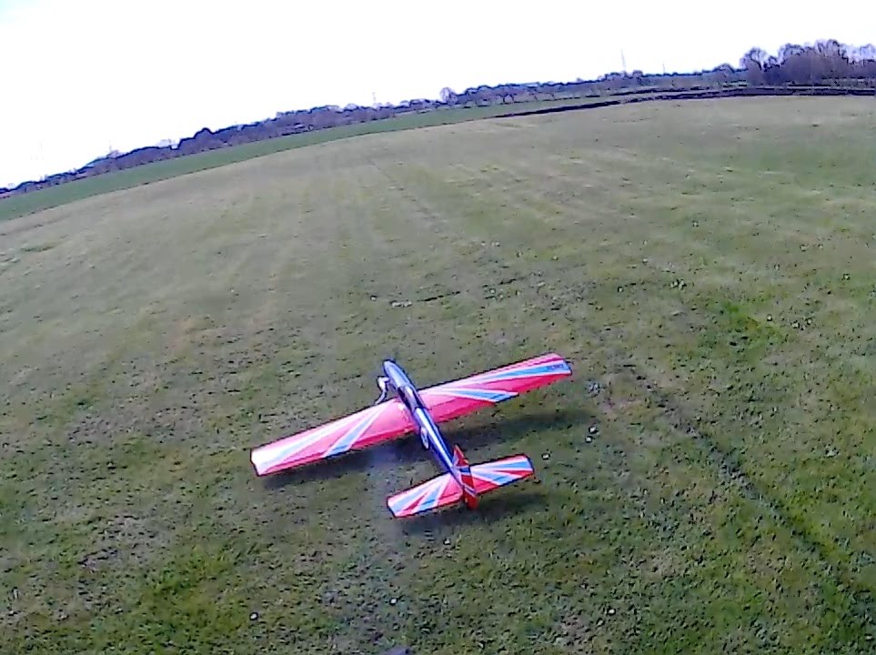 RC Pattern ship my second flight of this old plane - YouTube