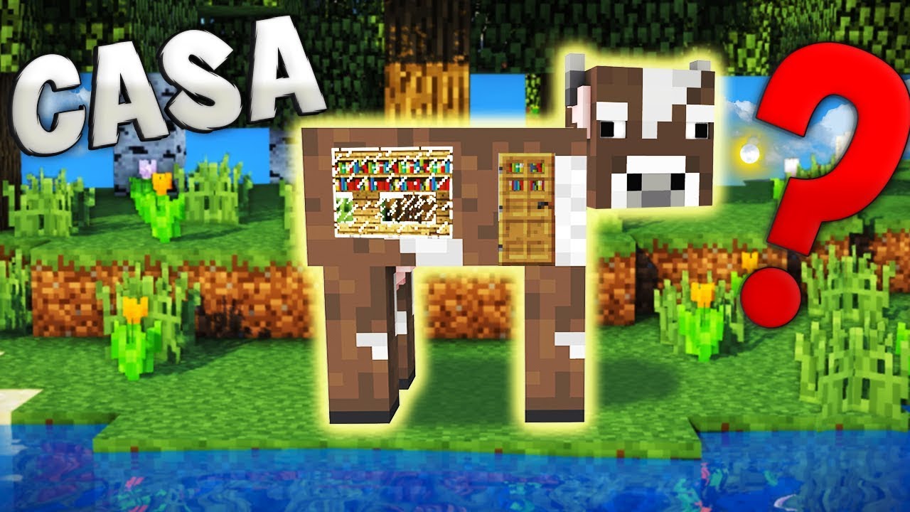 MINECRAFT: COMO VIVIR EN UNA VACA EN MINECRAFT!! | ÉPICA CASA VACA PARA ...