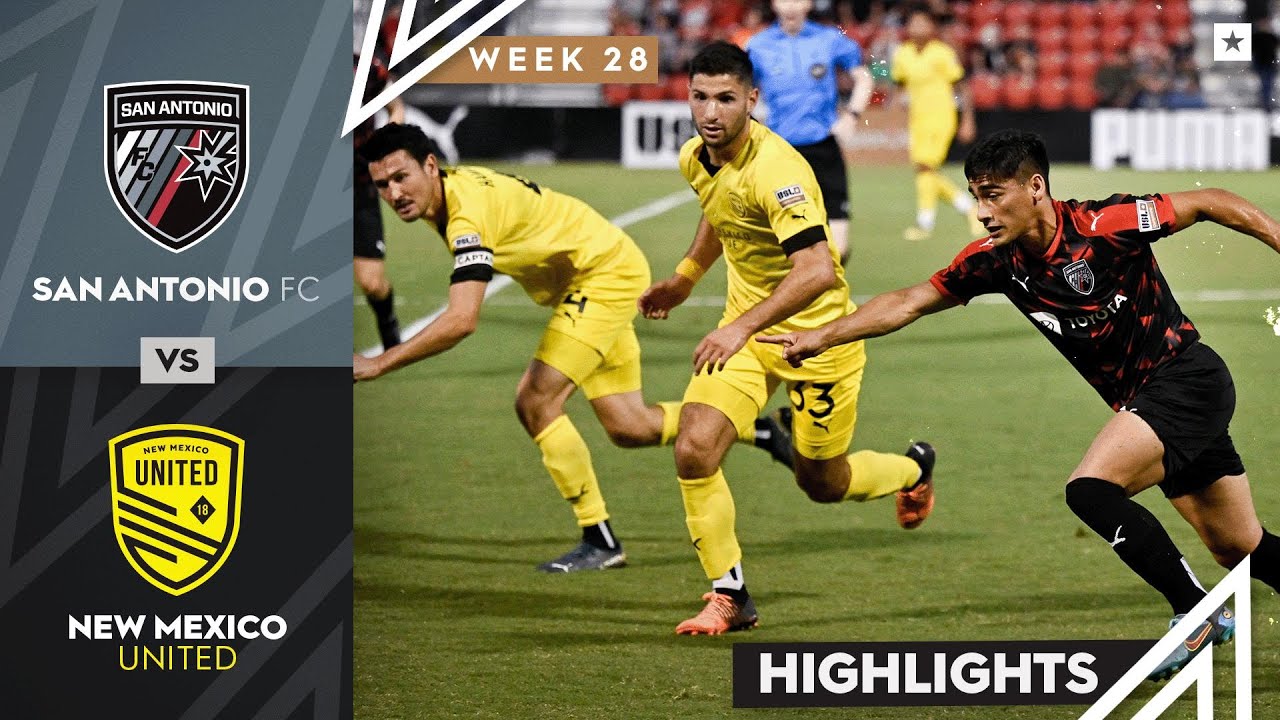 San Antonio FC vs. New Mexico United - Game Highlights | 09-17-2022 ...