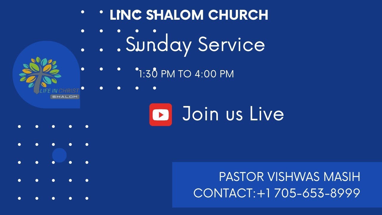 LINC Shalom Church Sunday Service Live Stream(May 26th) - YouTube