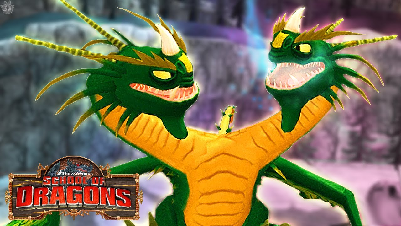 A POWERFUL HYDRA! School of Dragons: Dragons 101 - The Zipplewraith ...