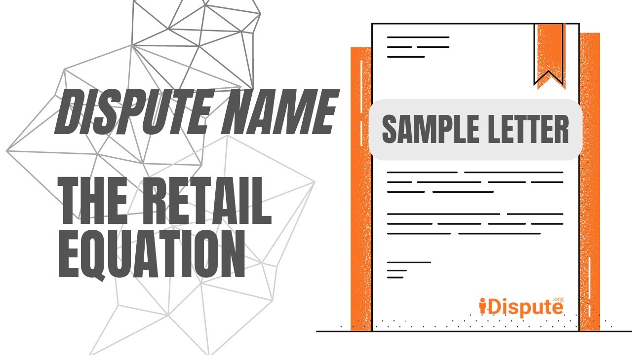 The Retail Equation Dispute How To Change Your Name 2023 YouTube the-retail-equation-dispute-how-to-change-your-name-2023-youtube