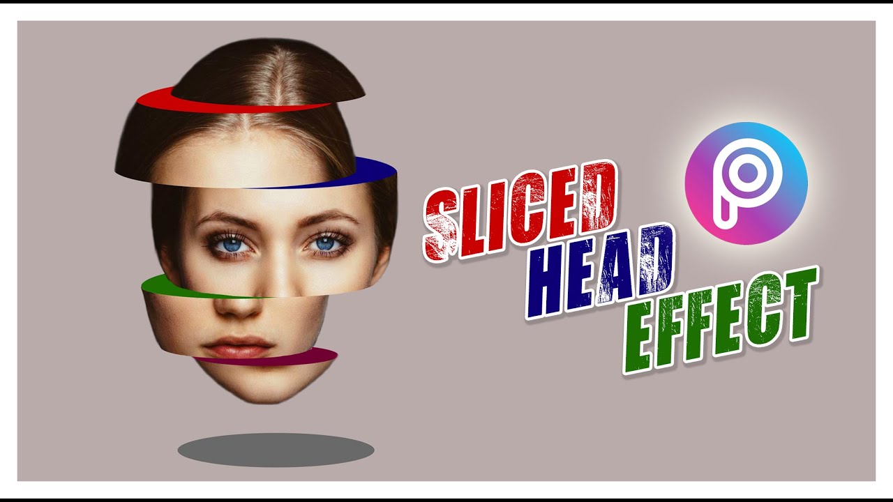 PicsArt Sliced Head Effect | PicsArt Editing Tutorial | PicsArt Photo Editing | ഹെഡ് കട്ടിംഗ് ...