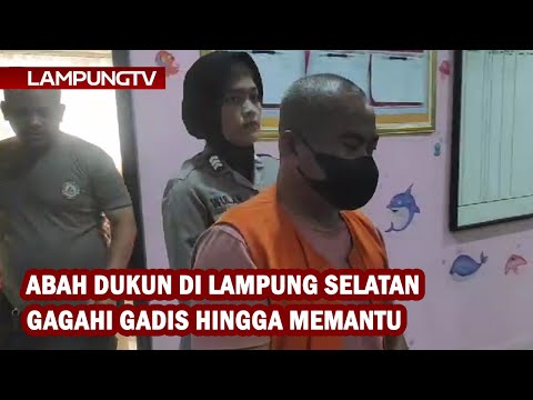 Abah Dukun di Lampung Selatan Gagahi Gadis Hingga Menantu