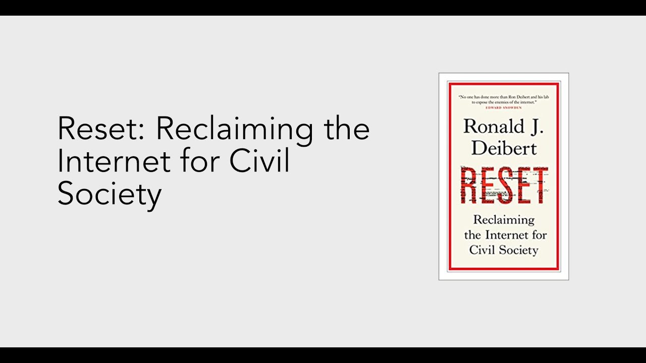 Reset by Ronald Deibert - YouTube