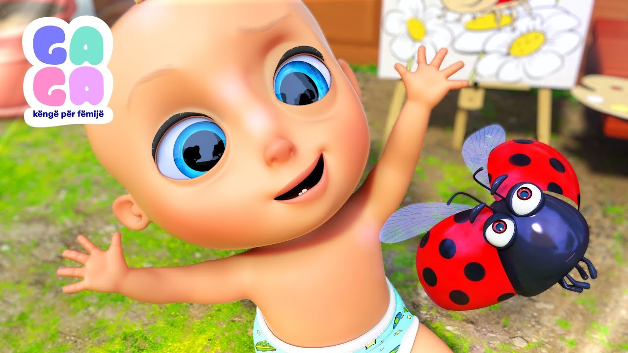 Milingona, flutura e lopë luajnë me Anën! Këngë për fëmijë | Ga Ga ...