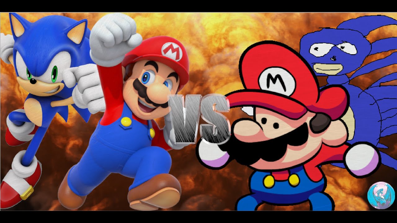 MUGEN - Request - Mario + Sonic VS Speedrunner Mario + Sanic - See ...