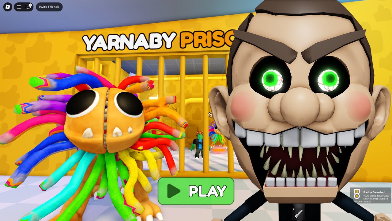 Roblox | NEW! YARNABY PRISON RUN! OBBY | RoBIN - YouTube