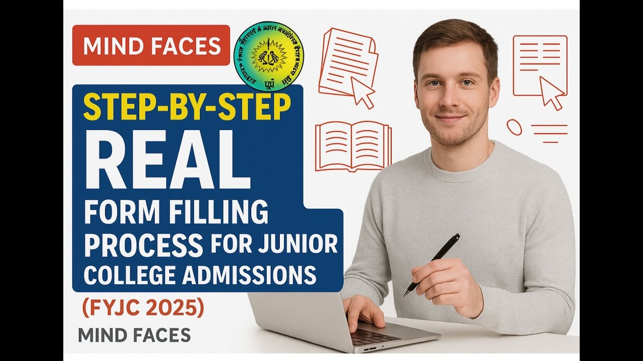 FYJC ADMISSIONS 2025 - Part 1 (Step by Step Form Filling Process) # ...