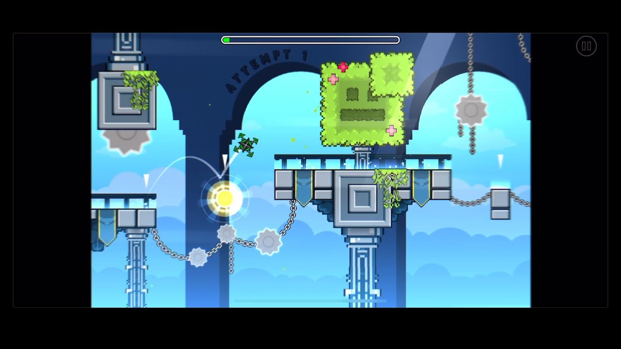 Geometry Dash: "Castle In The Sky" by IIyunx18II [3 Coins] (Harder ...