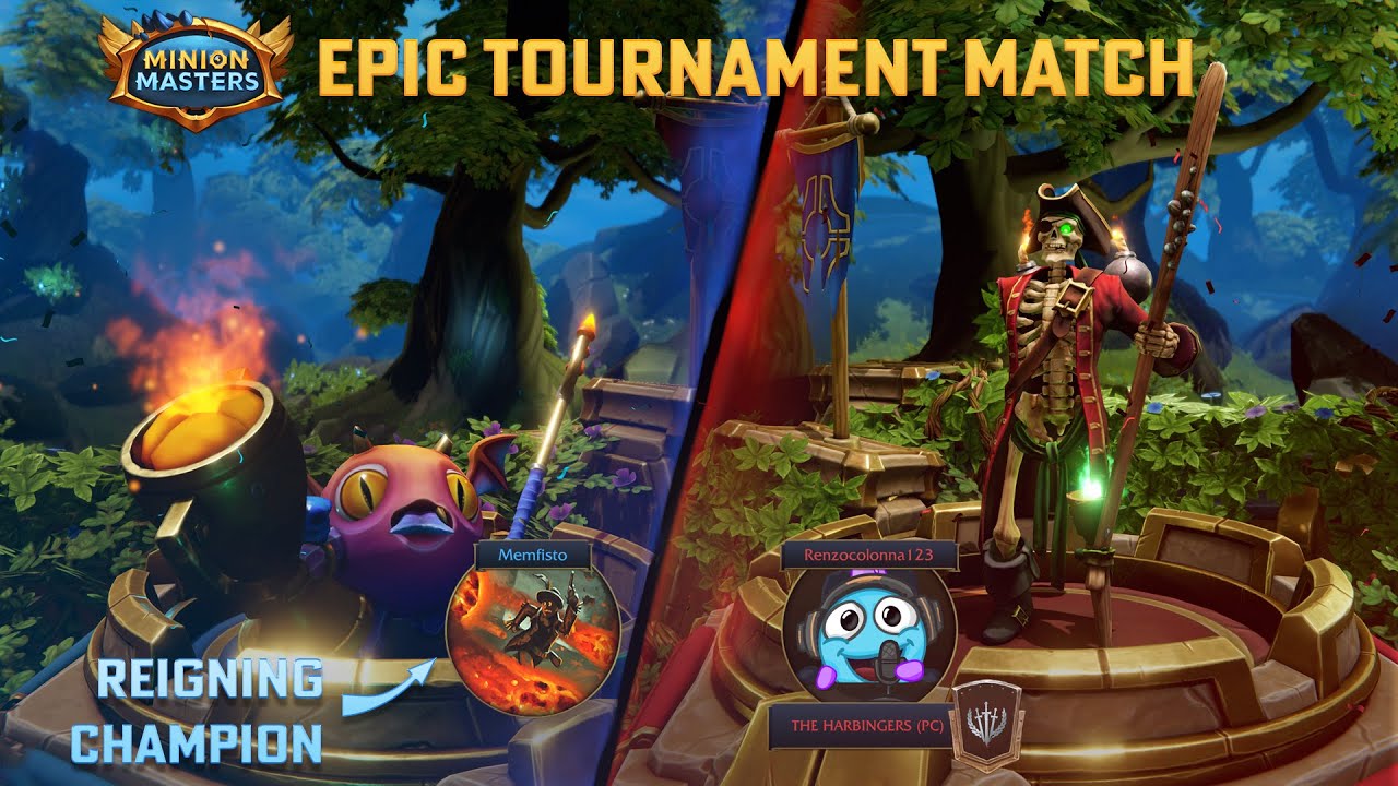 Epic Minion Masters Tournament Match - Memfisto vs Renzo - King Puff vs ...