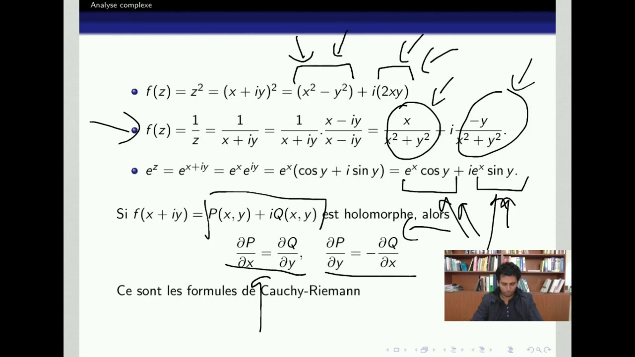 Analyse complexe (4/26): Formules de Cauchy-Riemann - YouTube