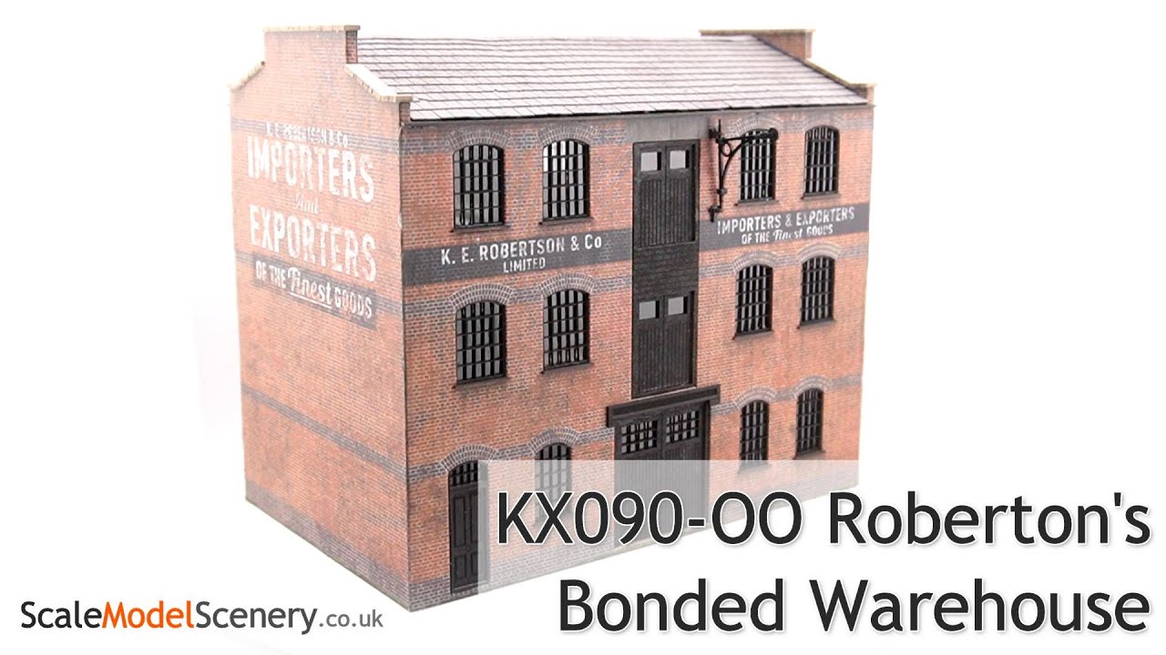 KX090-OO Robertson's Bonded Warehouse Laser-Cut OO Gauge Kit From Scale ...