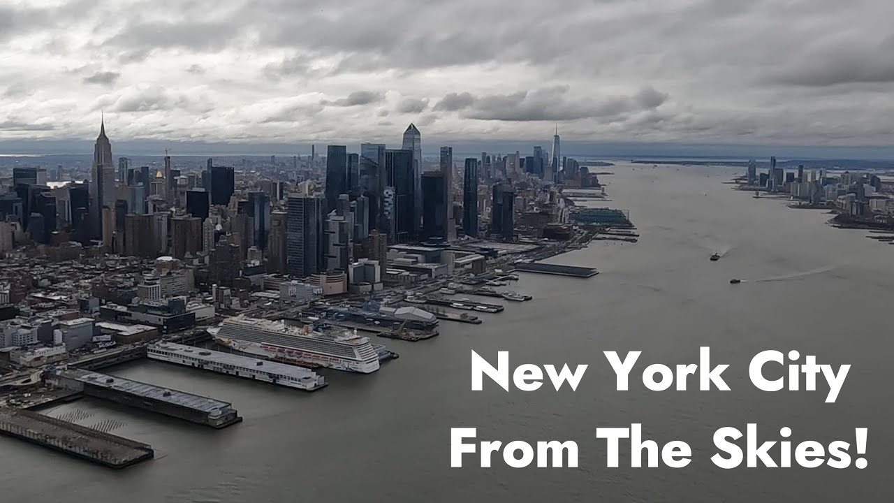 Flying Over New York City - Helicopter Flight in Real Time! - YouTube
