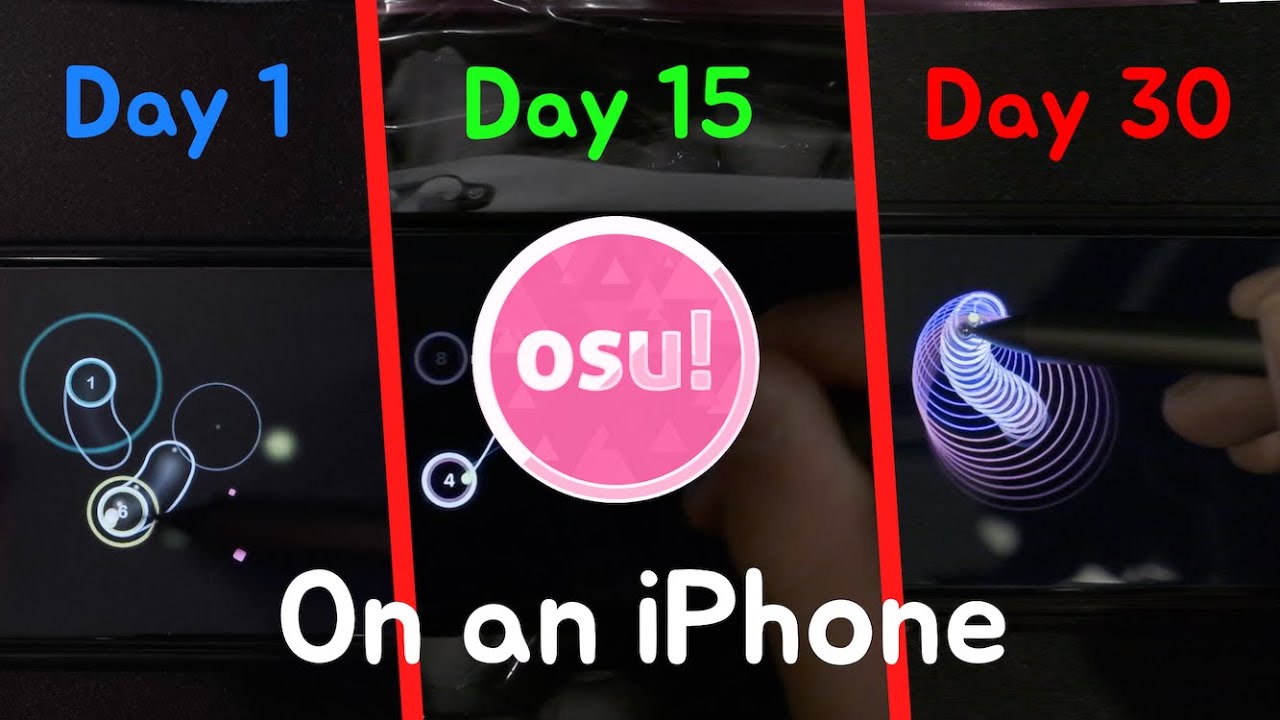 OSU! On an iPhone... - YouTube