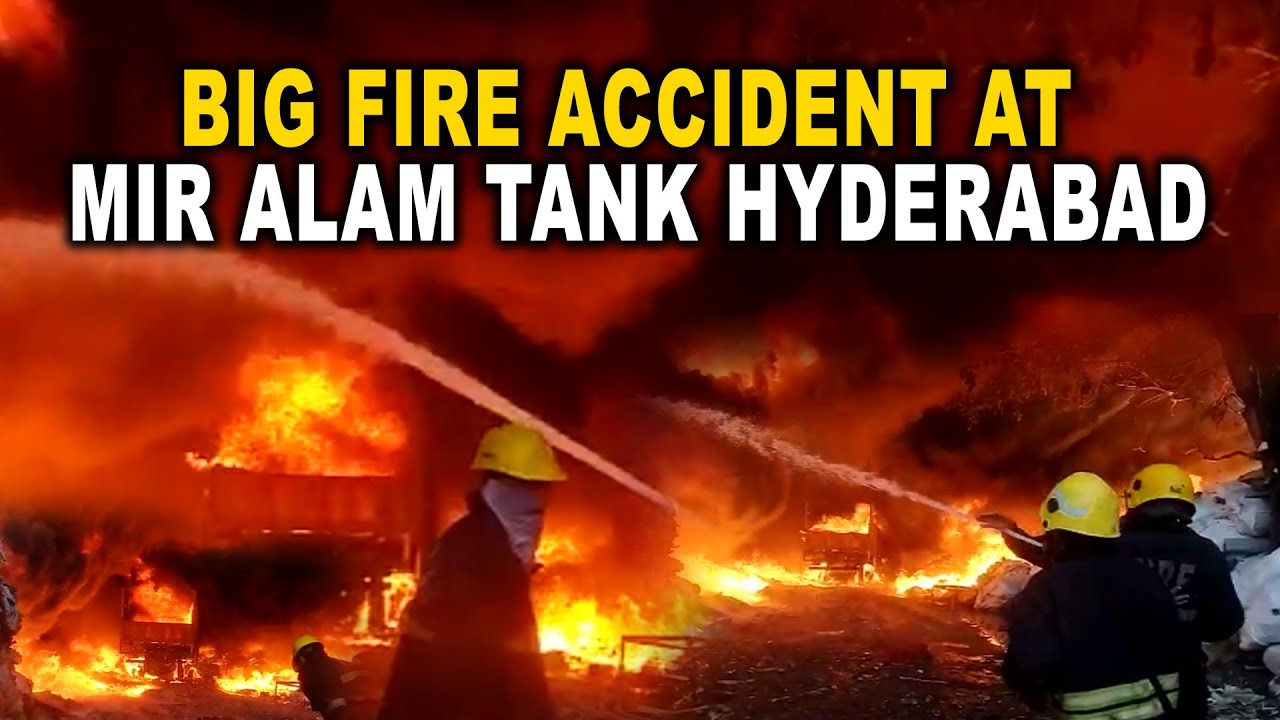 Big Fire In Plastic Godown In Old City Miralam Tank Hyderabad TVN99 big-fire-in-plastic-godown-in-old-city-miralam-tank-hyderabad-tvn99
