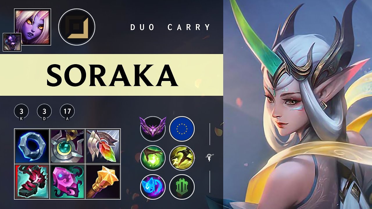 Soraka Carry vs Draven - EUW Master Patch 25.24 - YouTube