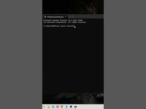 CMD HACK | Rick Astley | #cmd #techtricks #rickroll - YouTube