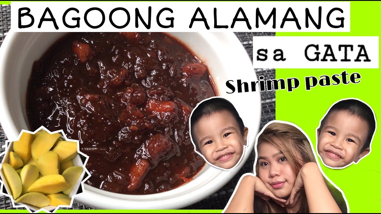 BAGOONG ALAMANG sa GATA l SHRIMP PASTE l Pinoy Love Eat - YouTube