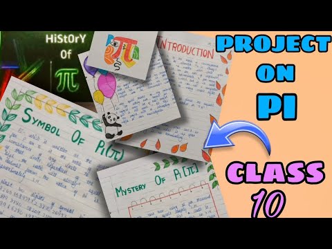 Project on pi | class 9 | class 10 | maths project file #maths #cbse # ...