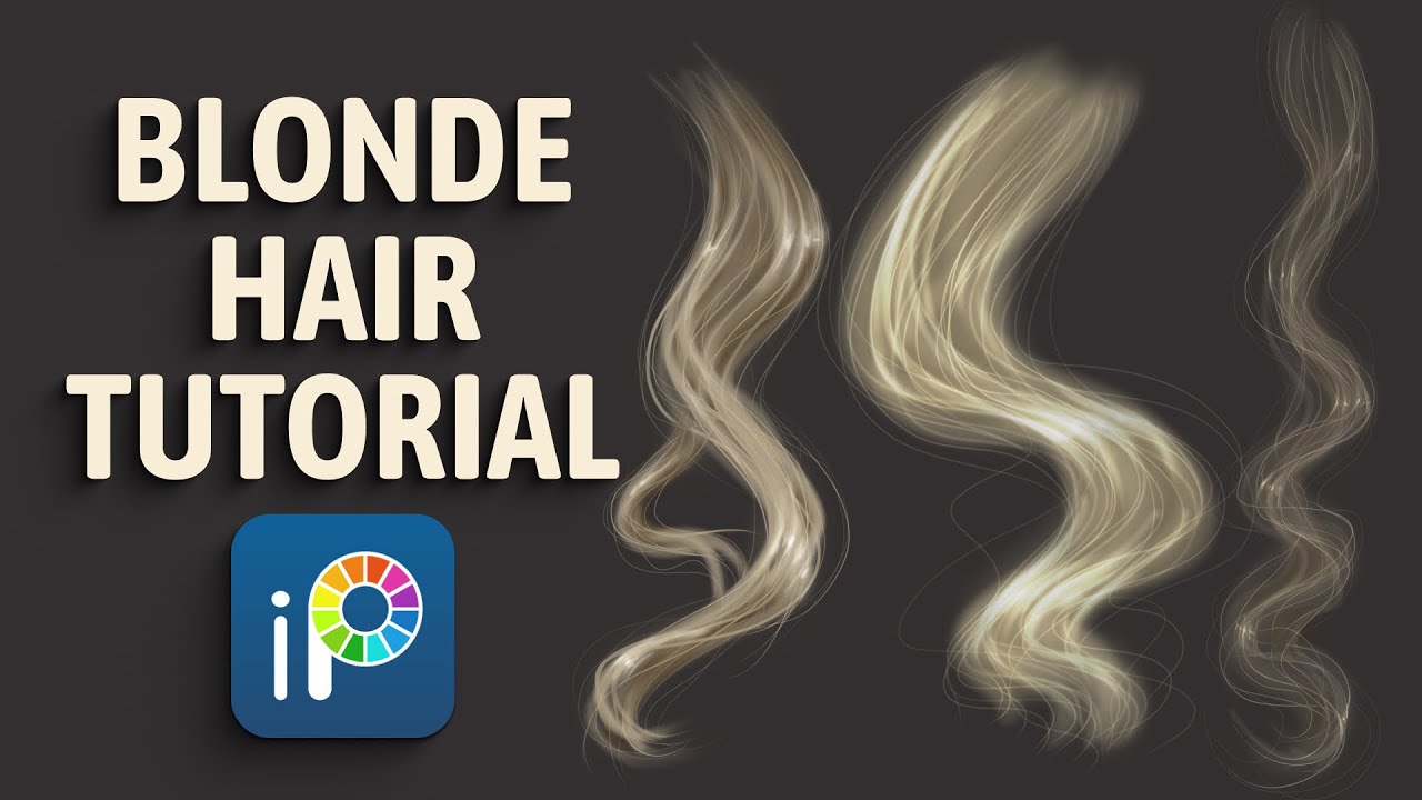 Blonde Hair Tutorial In IBIS PAINT X | Tutorial For Beginners - YouTube