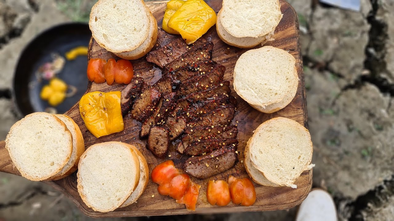 Mouthwatering stake !! How to make an incredible tasty steak - lets see ...