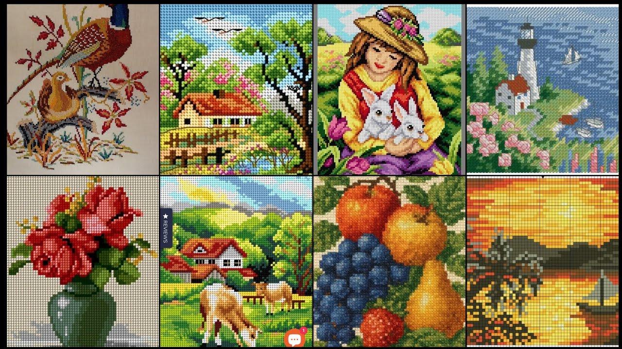 Elegant & beautiful trending on wonderful amazing cross stitch patterns ...