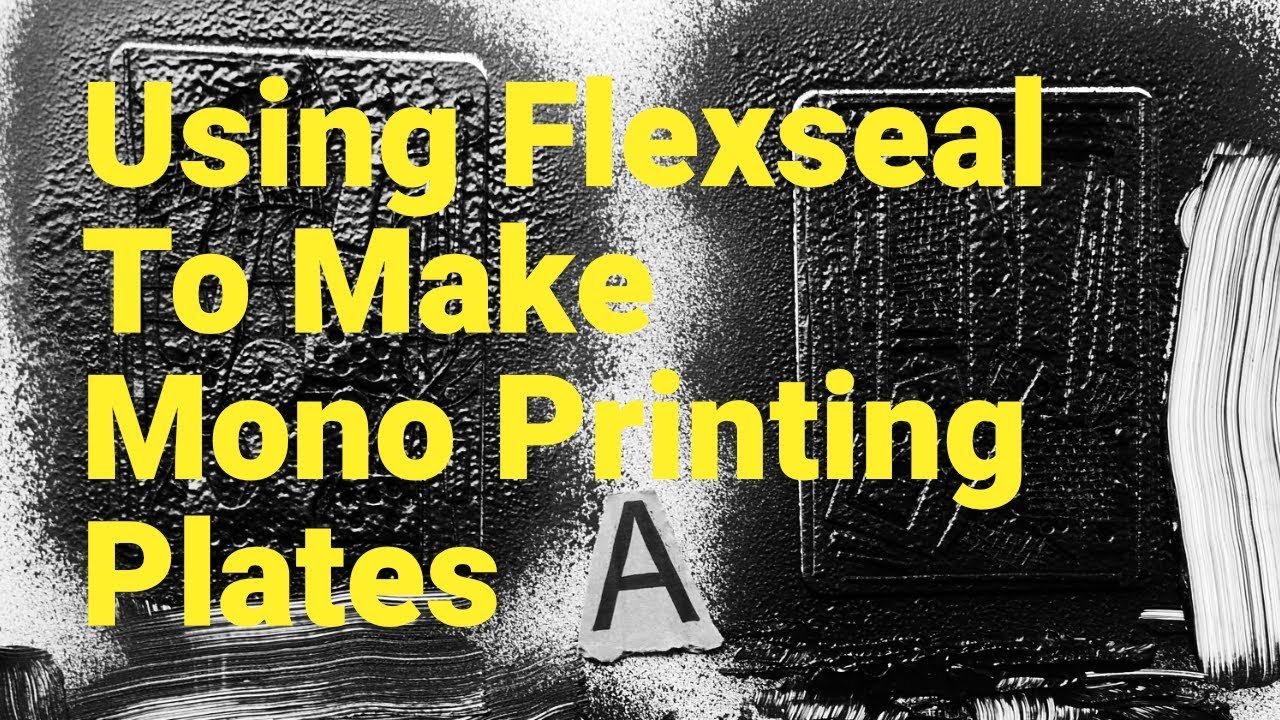 Using Flexseal Rubber Mono Printing Plates for Creating Abstract ...