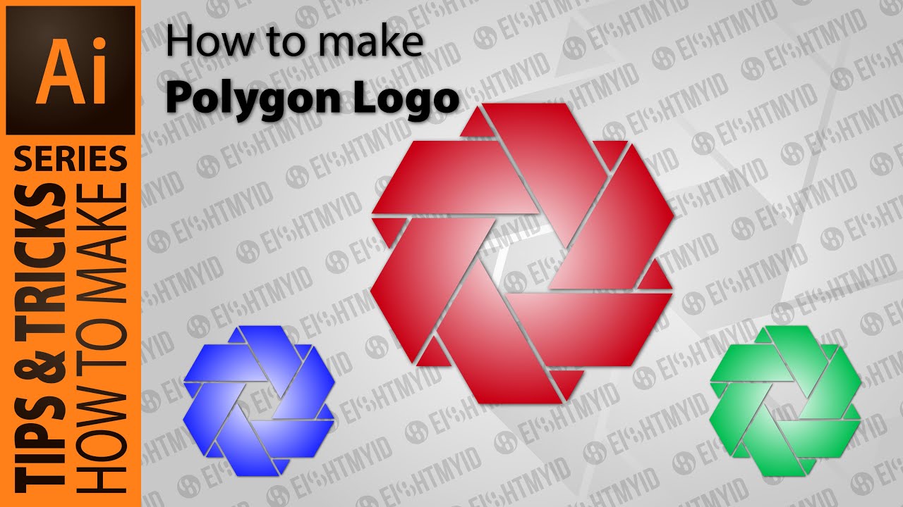 How to make Polygon Logo (with Hexagon) - YouTube