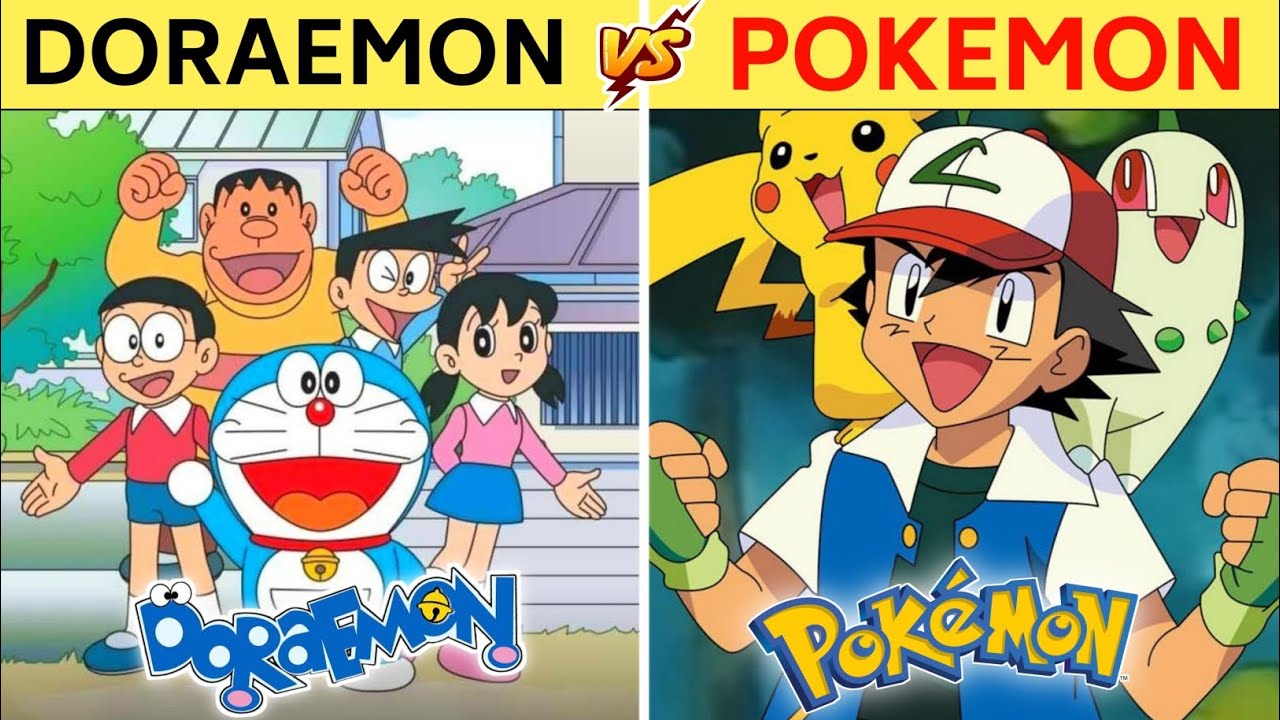 Pokemon और Doraemon में से किसकी Fan Following ज्यादा हैं? Doraemon vs ...