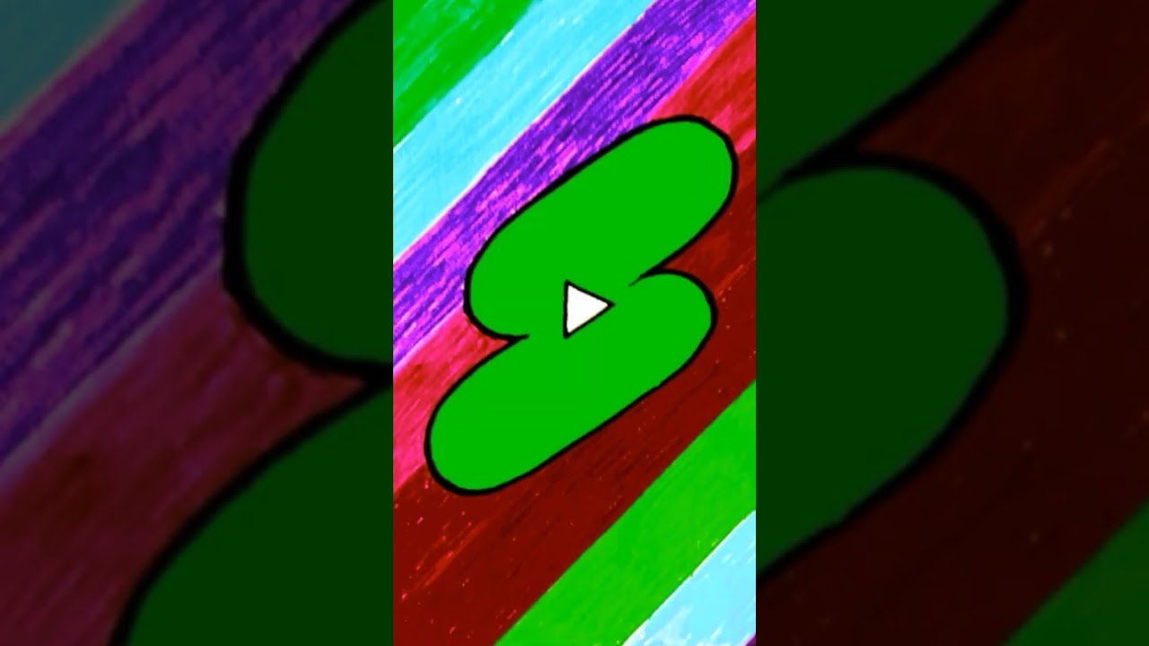 YT Short Logo Drawing different colours | Easy Drawing Ideas | #shorts ...